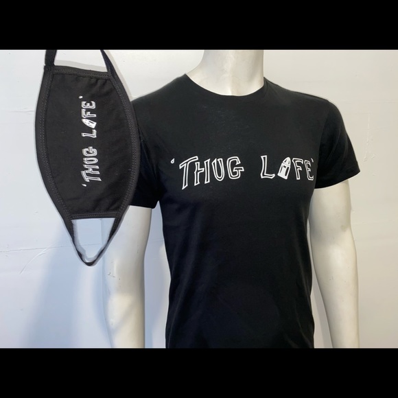 Shirts | Lil Wayne Thug Life T Shirt Face Mask New | Poshmark